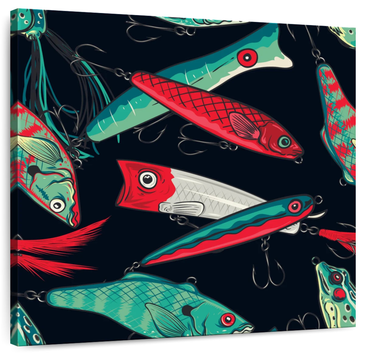 Elephant Stock Fishing Lures Pattern | Wayfair