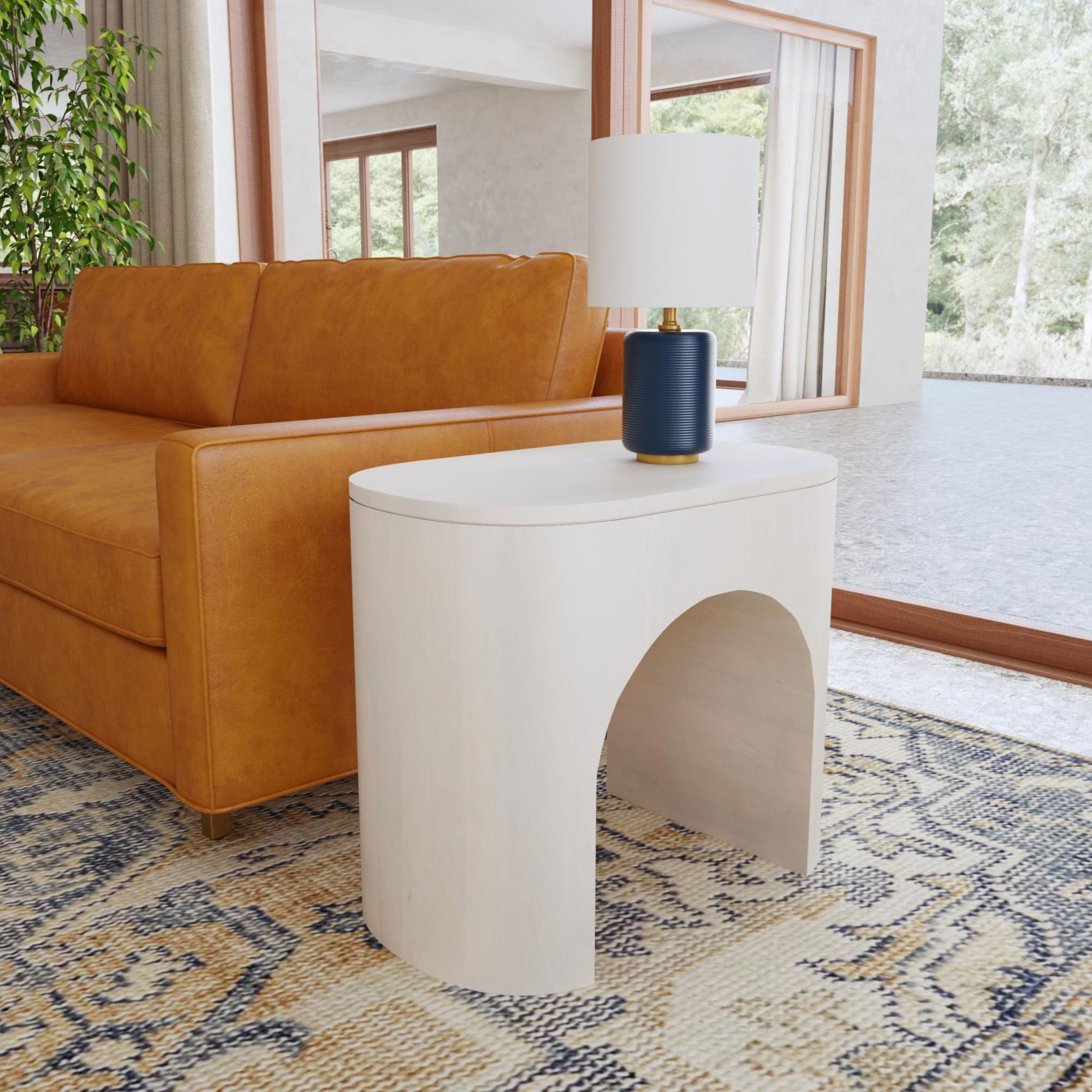 Indigo Road by Egypt Sherrod Celeste 25"W Arch Side Table - Wayfair Canada