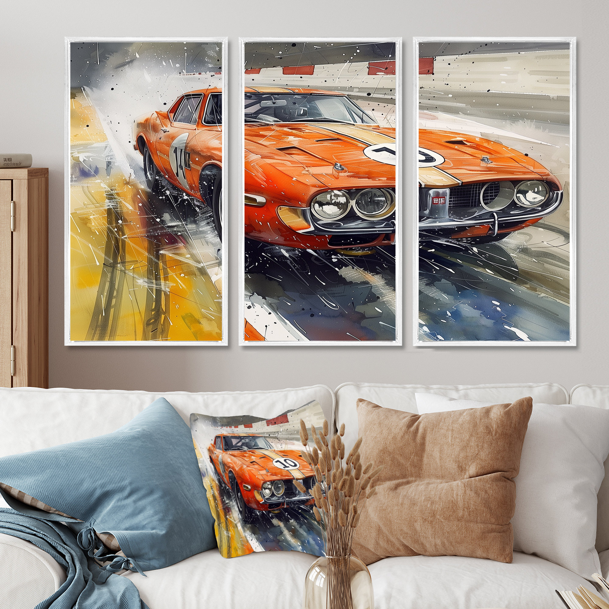 Trent Austin Design® Vintage Muscle Car At The Track II - Race Tracks ...