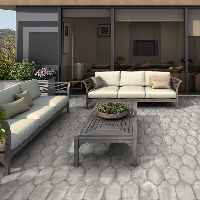 Merola Tile Alhama 6" x 13" Porcelain Stone Look Wall & Floor Tile ...