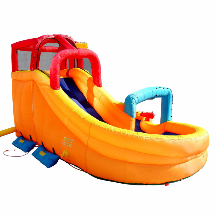 Banzai Kids Inflatable Outdoor Lazy River Adventure Water Park Slide ...