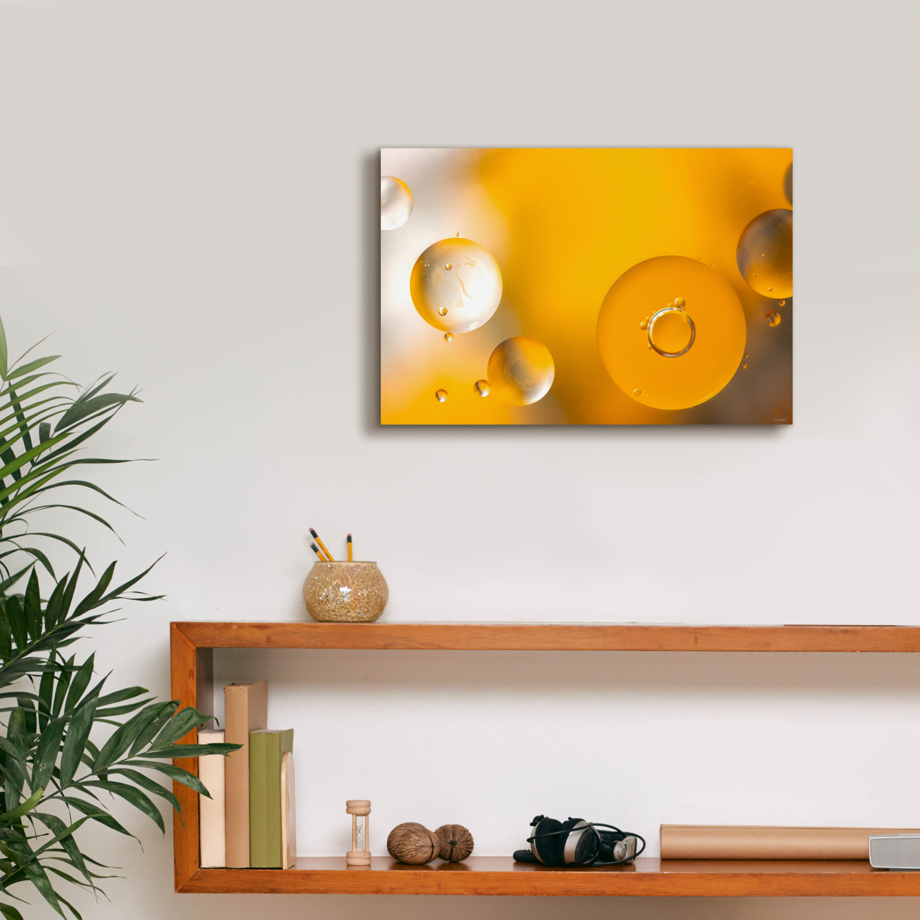 Ivy Bronx 'Oil And Water 04' by Gordon Semmens Canvas Wall Art | Wayfair