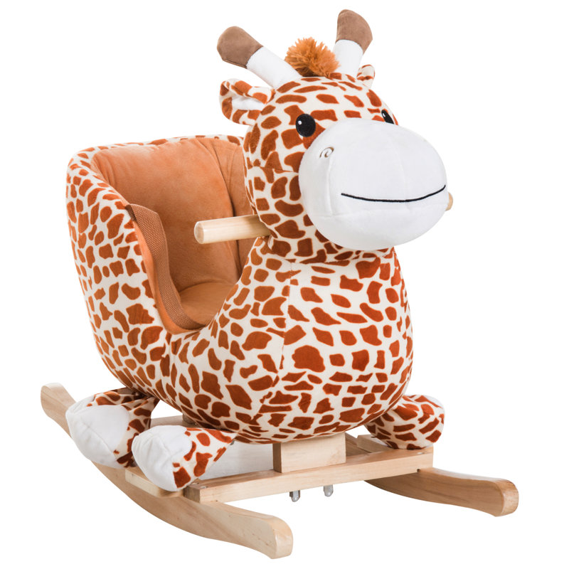 Qaba Giraffe Plush Rocker & Reviews | Wayfair