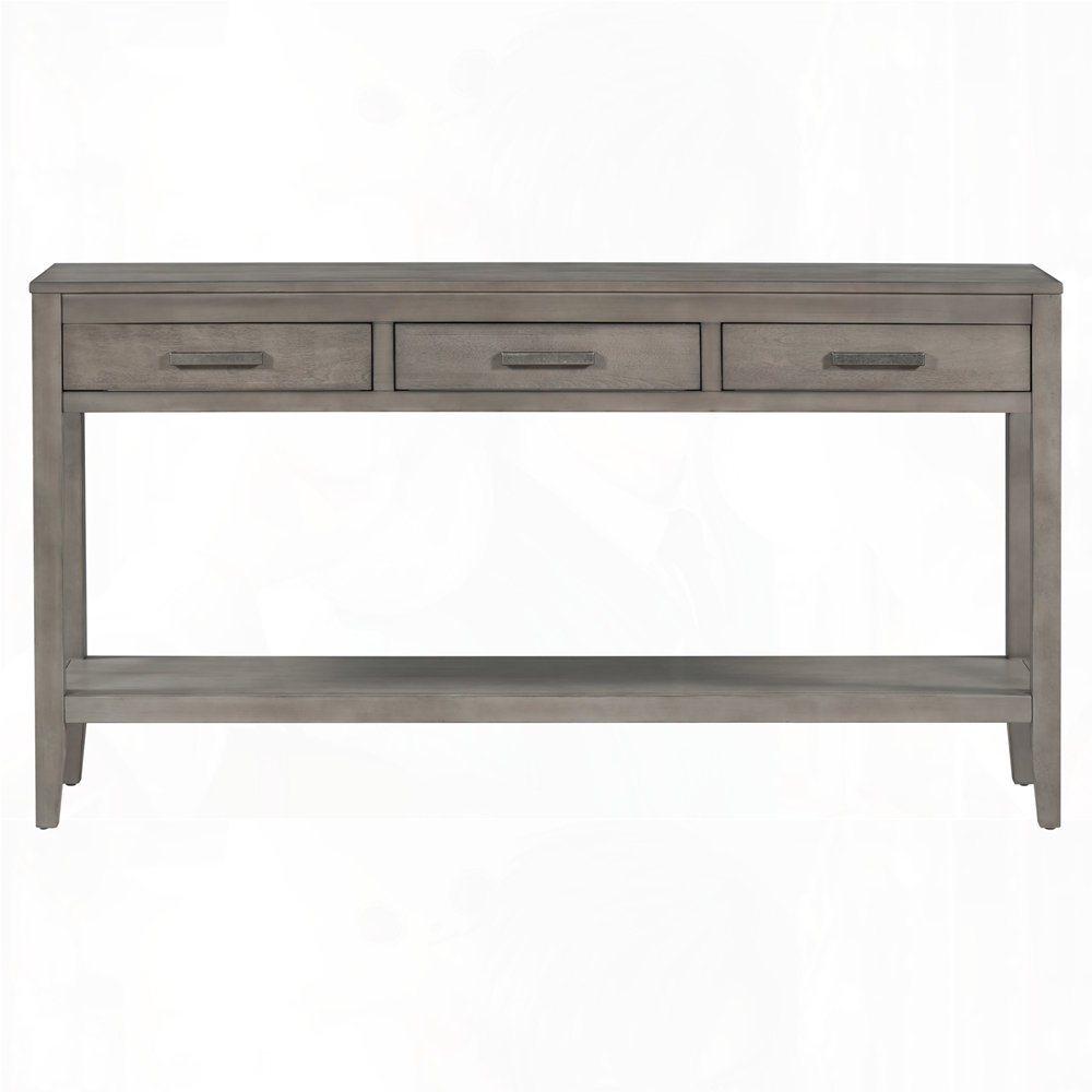 Red Barrel Studio® Modern Console Table Corridor Table with 1 Shelf and ...