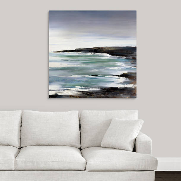 Highland Dunes 'Half Moon Bay' Painting on Canvas | Wayfair