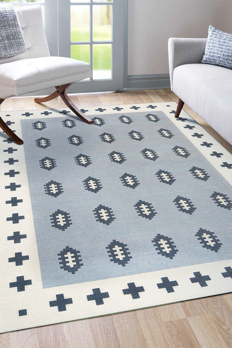 Union Rustic Nordic Weave Cool Grey Washable Rug - 5' x 7' - Wayfair Canada