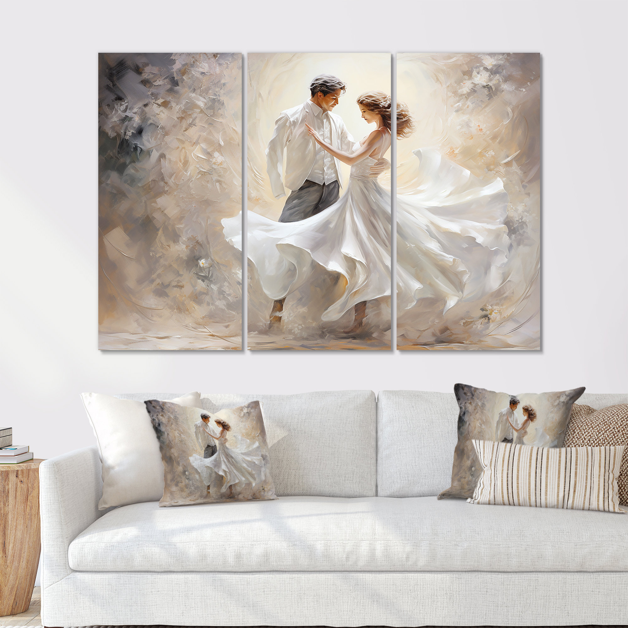 Lark Manor Dance Waltz In White II - Dance Wall Decor Set - Wayfair Canada