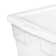 Sterilite 16 Quart Clear Plastic Stacking Storage Container Box w/ Lid ...