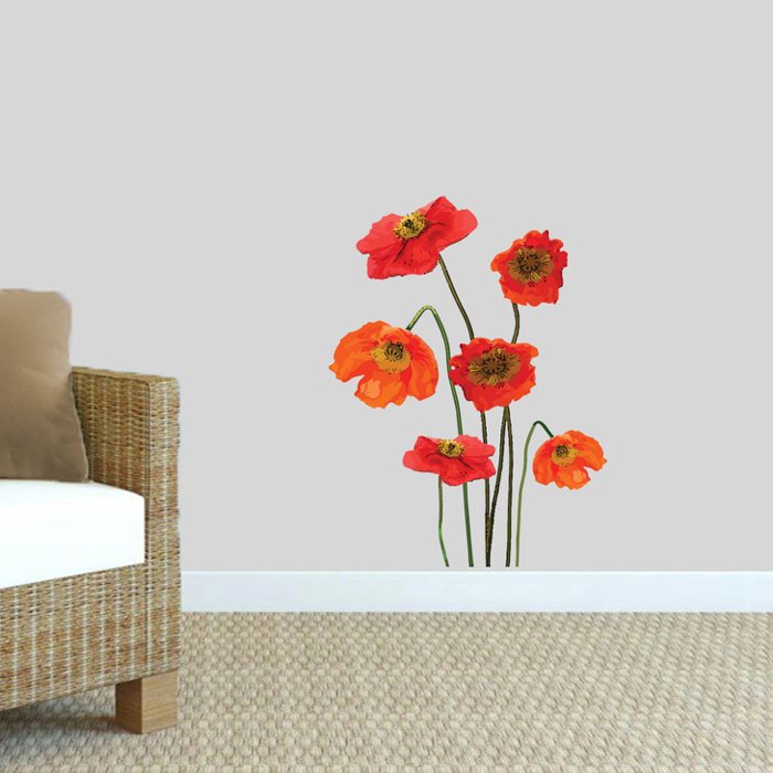 Red Barrel Studio® Plants & Flowers Wall Decal & Reviews | Wayfair