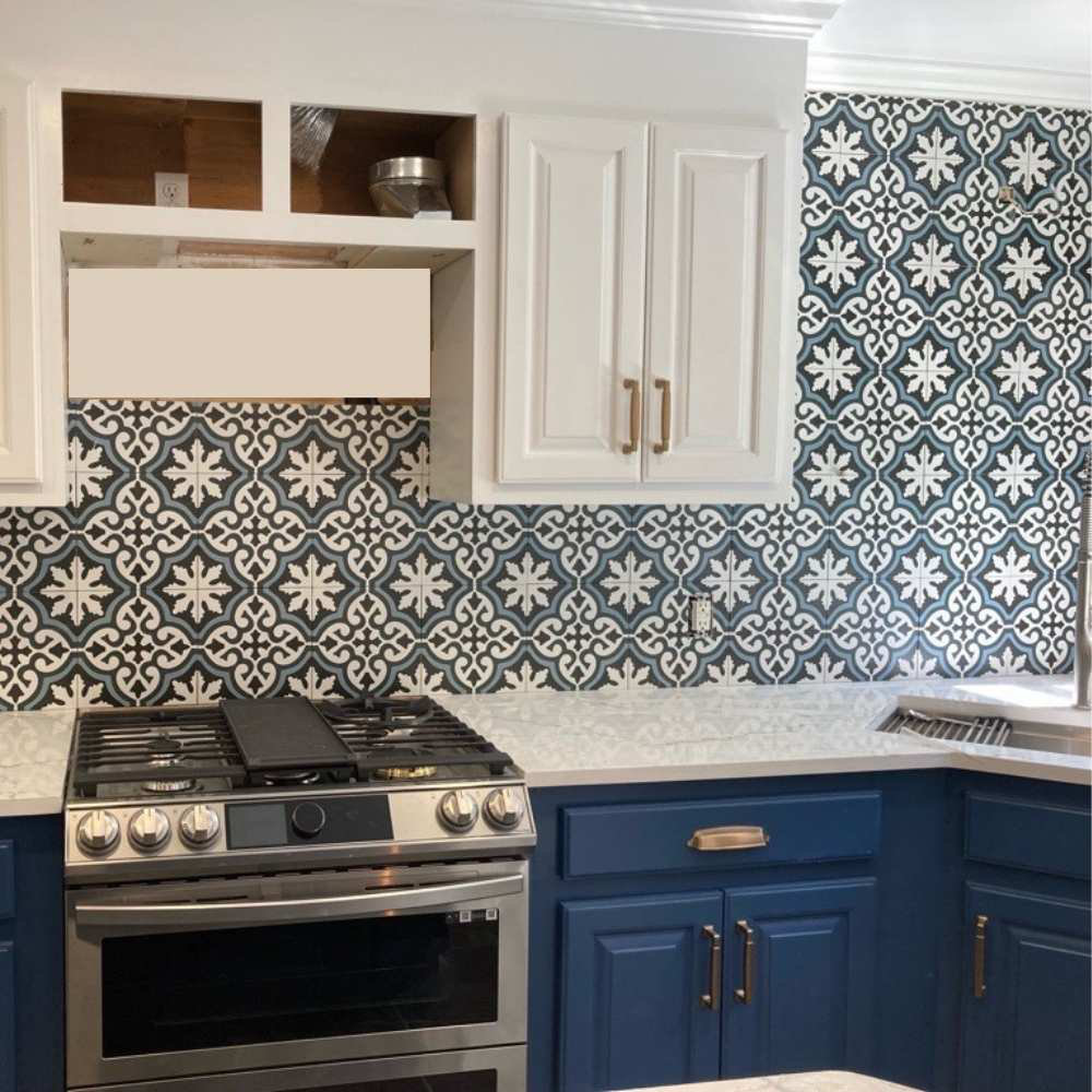 moroccan style backsplash tile
