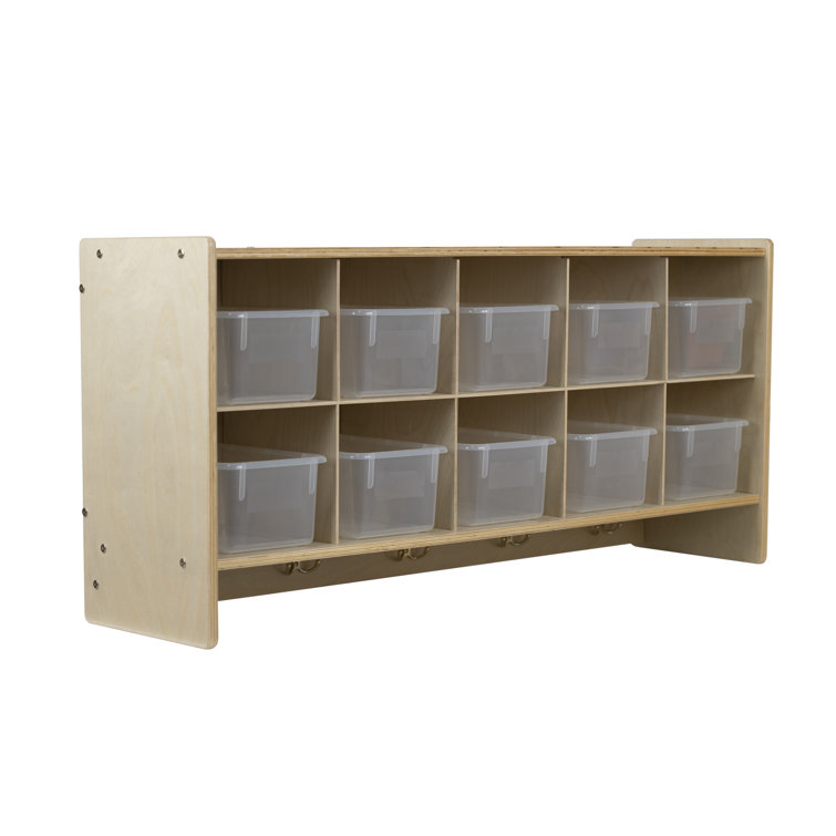 RRI Goods 10 Compartment Solid Wood Cubby | Wayfair