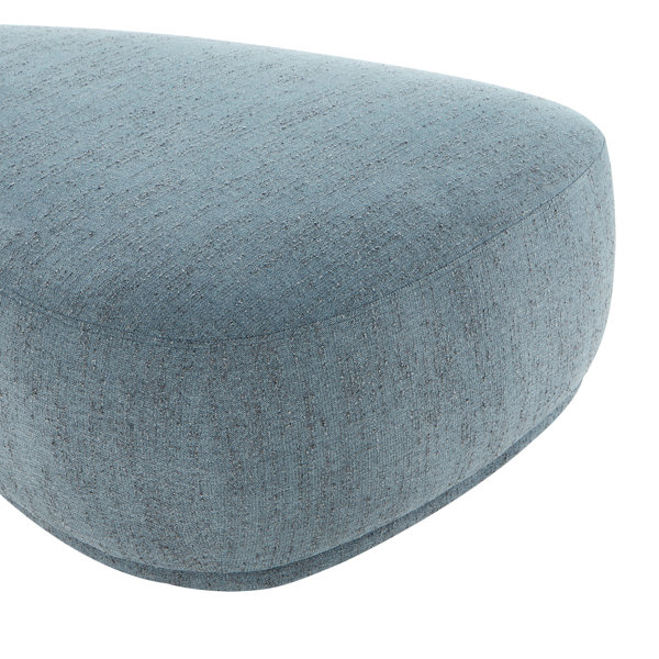 Joss & Main Adna 44'' Triangular Upholstered Ottoman & Reviews | Wayfair