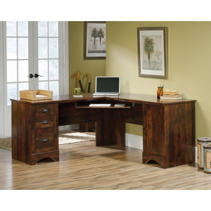 Crafters and Weavers Harbor View Corner Computer Desk | Wayfair
