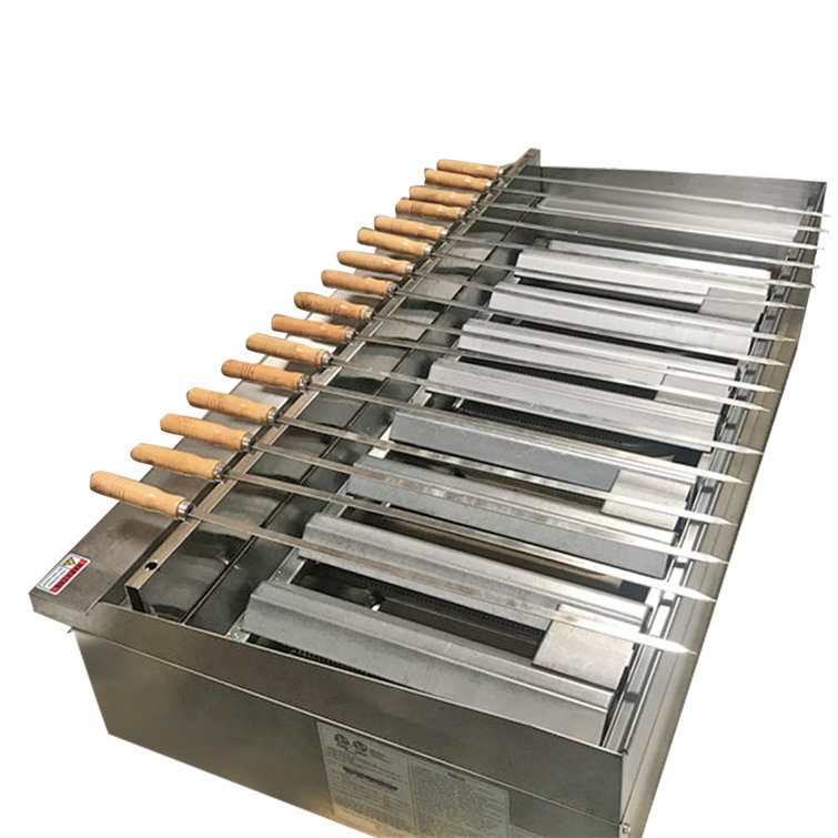 Cooler Depot NSF 48" Wide Gas Shish Kabob Broiler | Wayfair