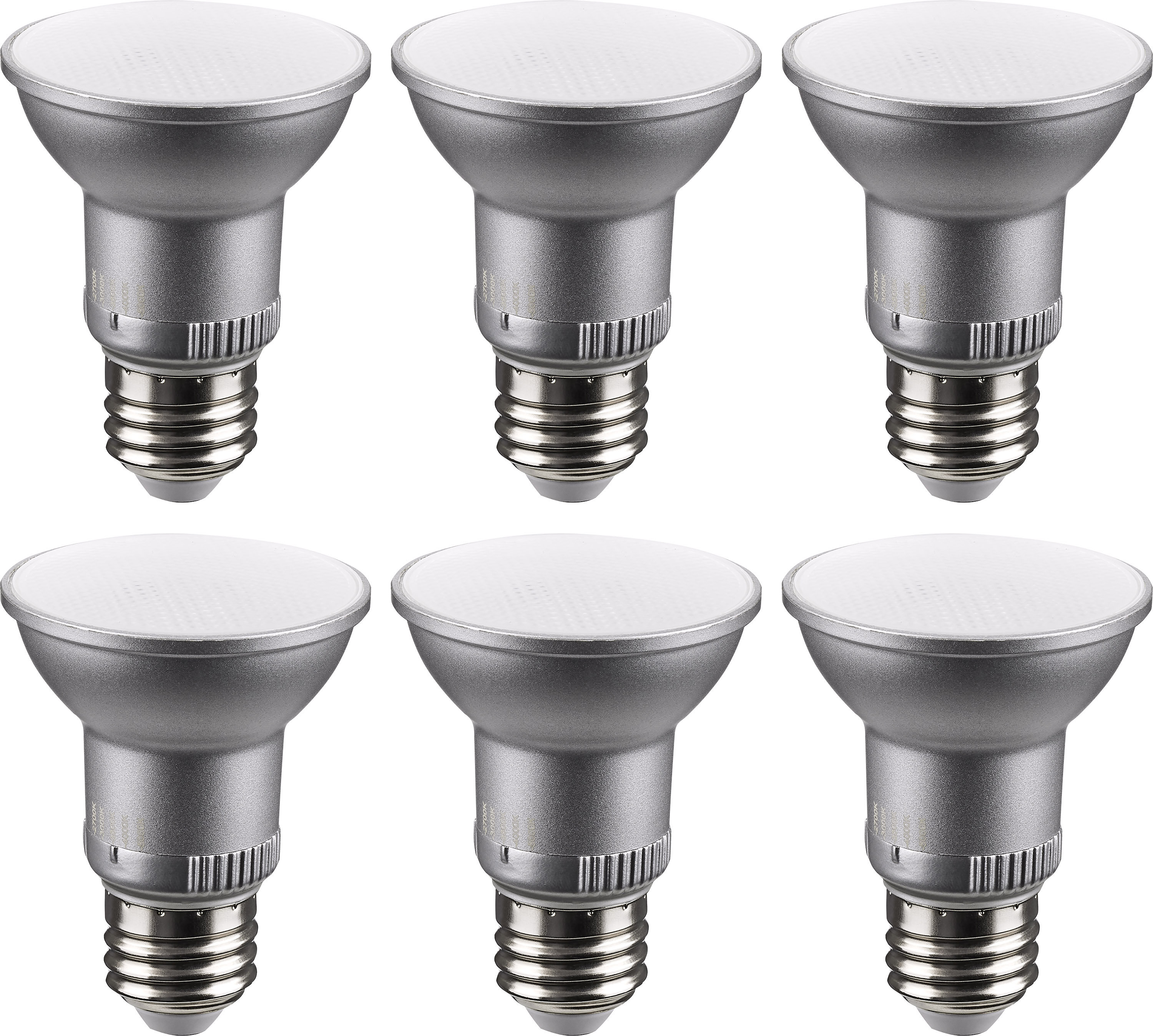 Satco 5.5 Watt (50 Watt Equivalent), PAR20 LED, 25 Degree Beam Angle, Dimmable Light Bulb ...