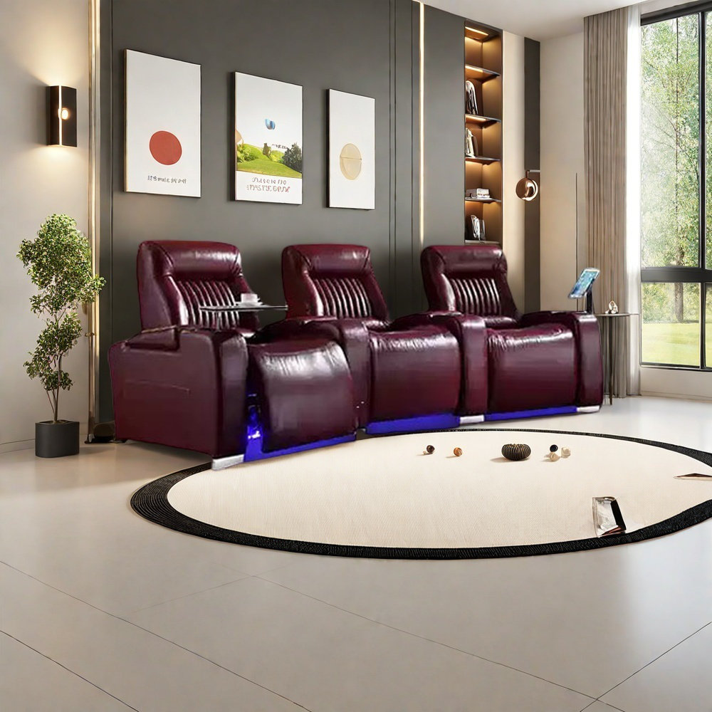ANCOREY Home cinema project video hall video room sofa | Wayfair