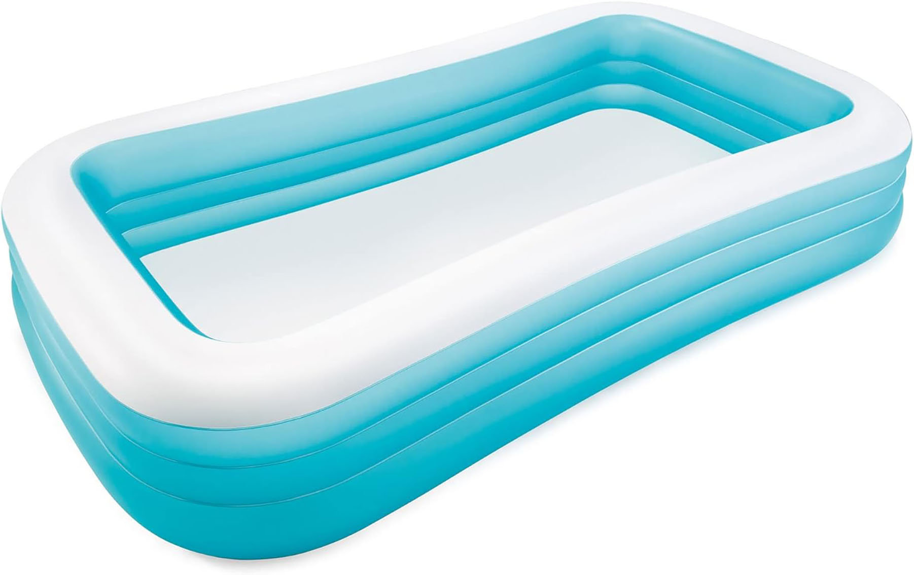 Textiles Hub Inflatable Family Pool: 277 Gallon Capacity – 120" X 72" X ...