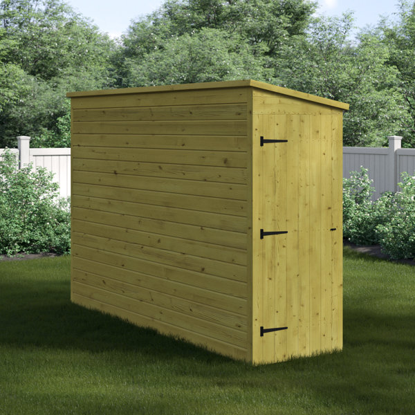 Empire Sheds Ltd 3 Ft. W x 10 Ft. D Shiplap Pent Wooden Shed | Wayfair ...