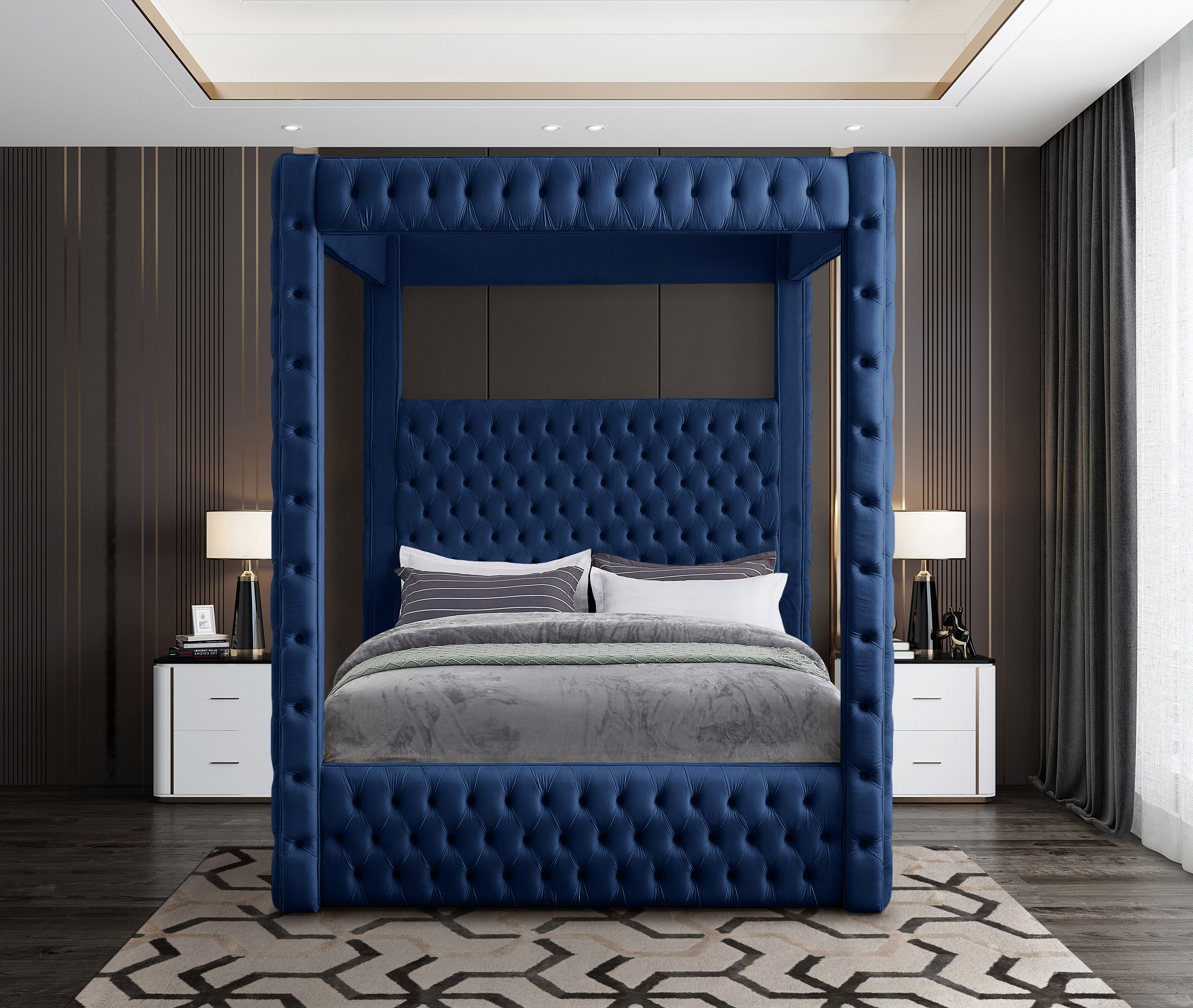 Rosdorf Park Ekke King Upholstered Platform Bed & Reviews | Wayfair