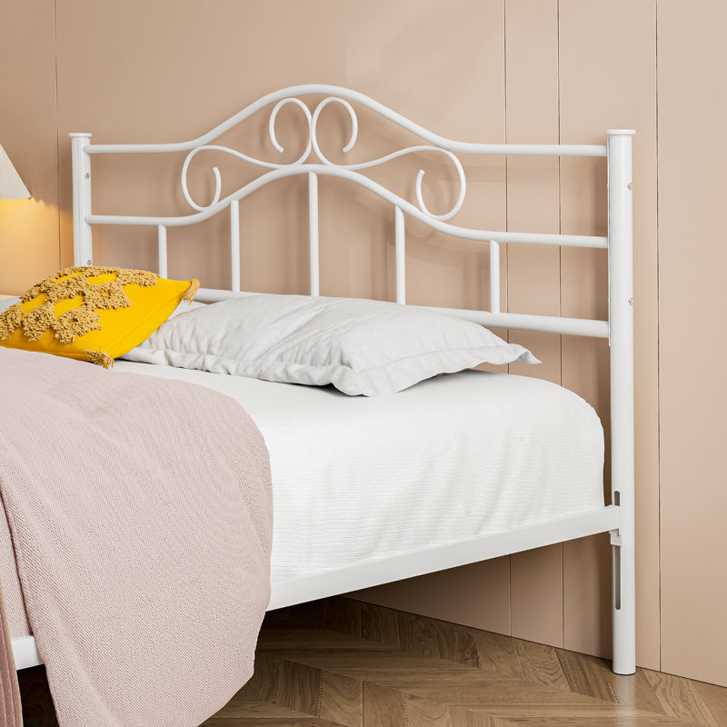 Red Barrel Studio® Anary Metal Headboard, Adjustable Height, Steel ...