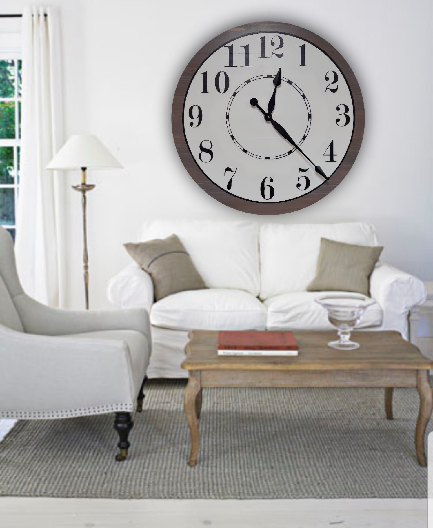 Laurel Foundry Modern Farmhouse® Wesson Wall Clock & Reviews | Wayfair