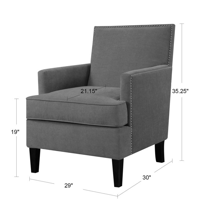 Three Posts™ Louane Nailhead Club Chair & Reviews | Wayfair