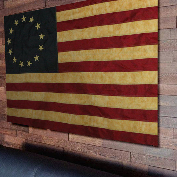 ANLEY Vintage Style Tea Stained Betsy Ross Flag 3x5 Foot Nylon ...