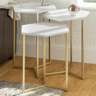 Gold End & Side Tables You'll Love - Wayfair Canada