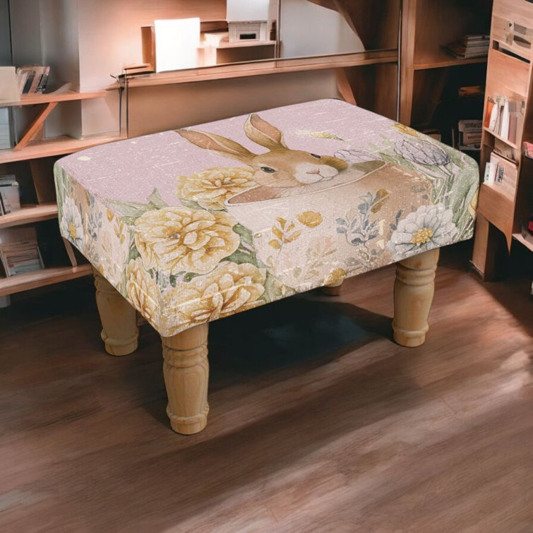 Brambly Cottage Slayton 40cm Wide Rectangle No Pattern Footstool ...