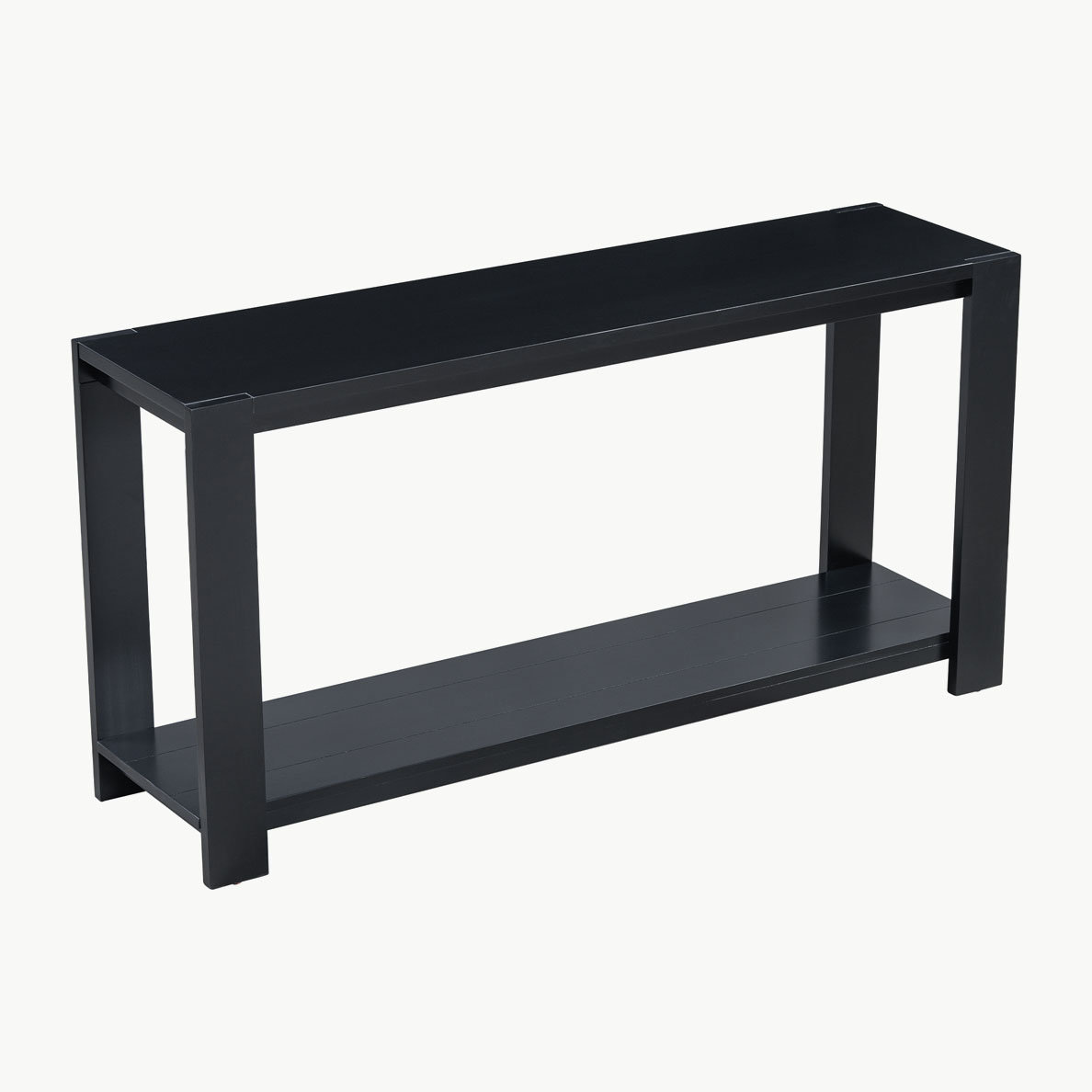 Corrigan Studio Console Table with Bottom Shelf and Four Legs | Wayfair