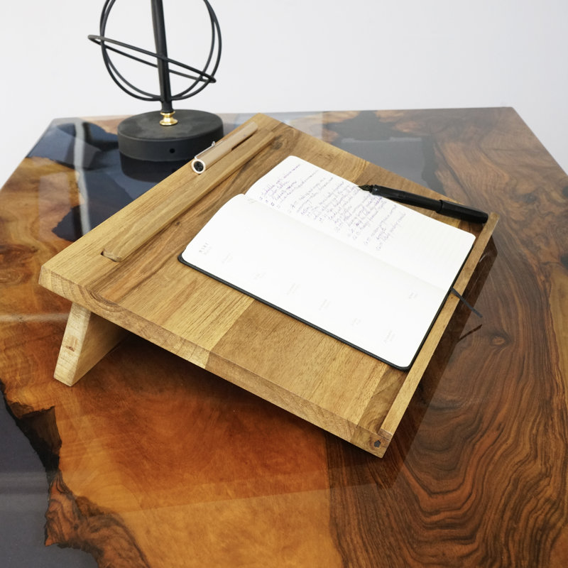 Millwood Pines Deerwood Walnut Laptop Table, Writing Slope | Wayfair