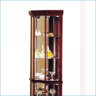Latitude Run® Corner Curio Cabinet, Classic Style with 4 Glass Doors ...