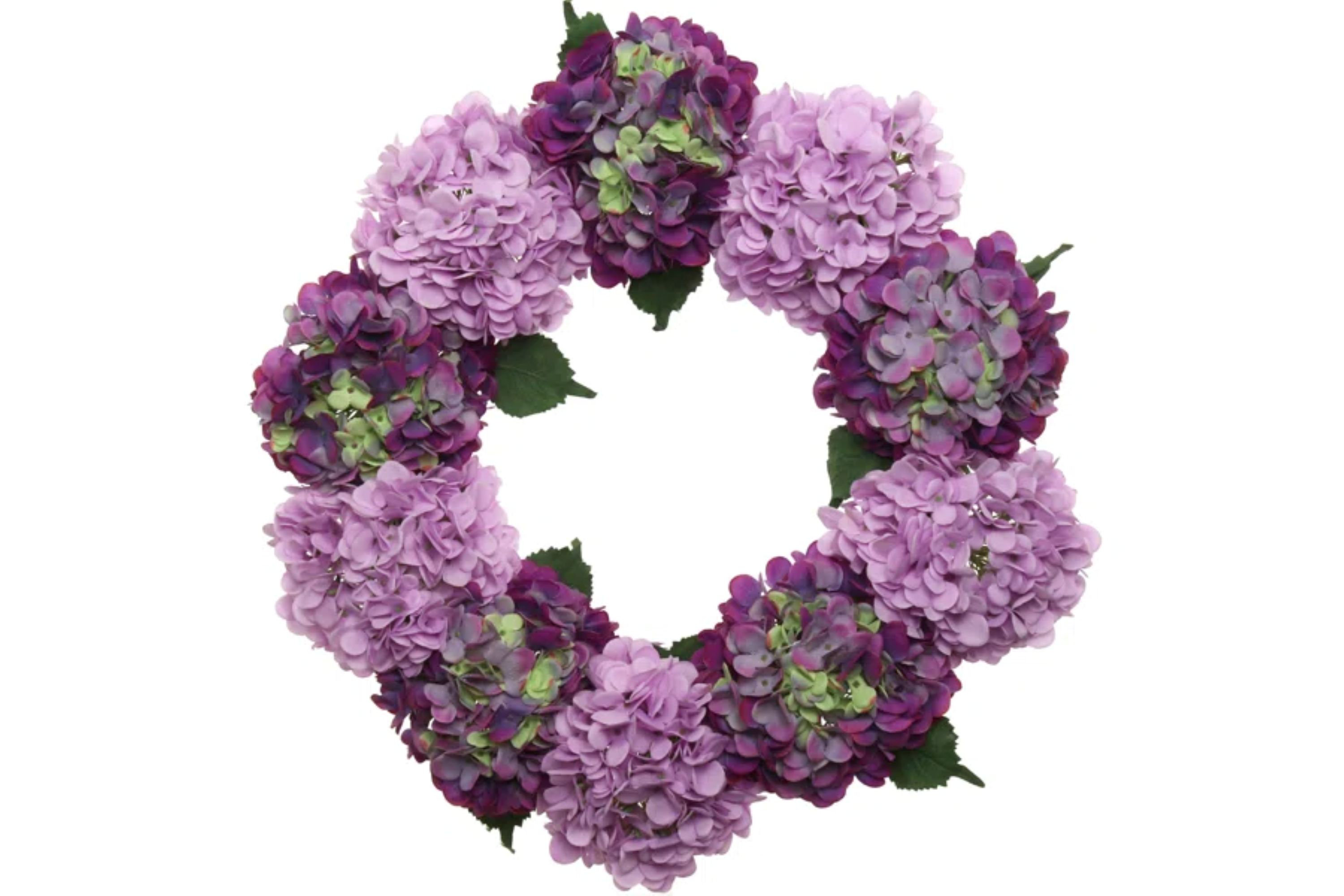 Primrue 6pc Finegan Faux Pine Plastic Wreath | Wayfair