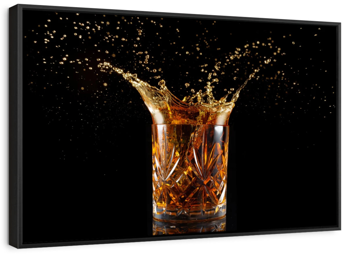 Ebern Designs Food And Drink " Iced Alcohol Splash " | Wayfair