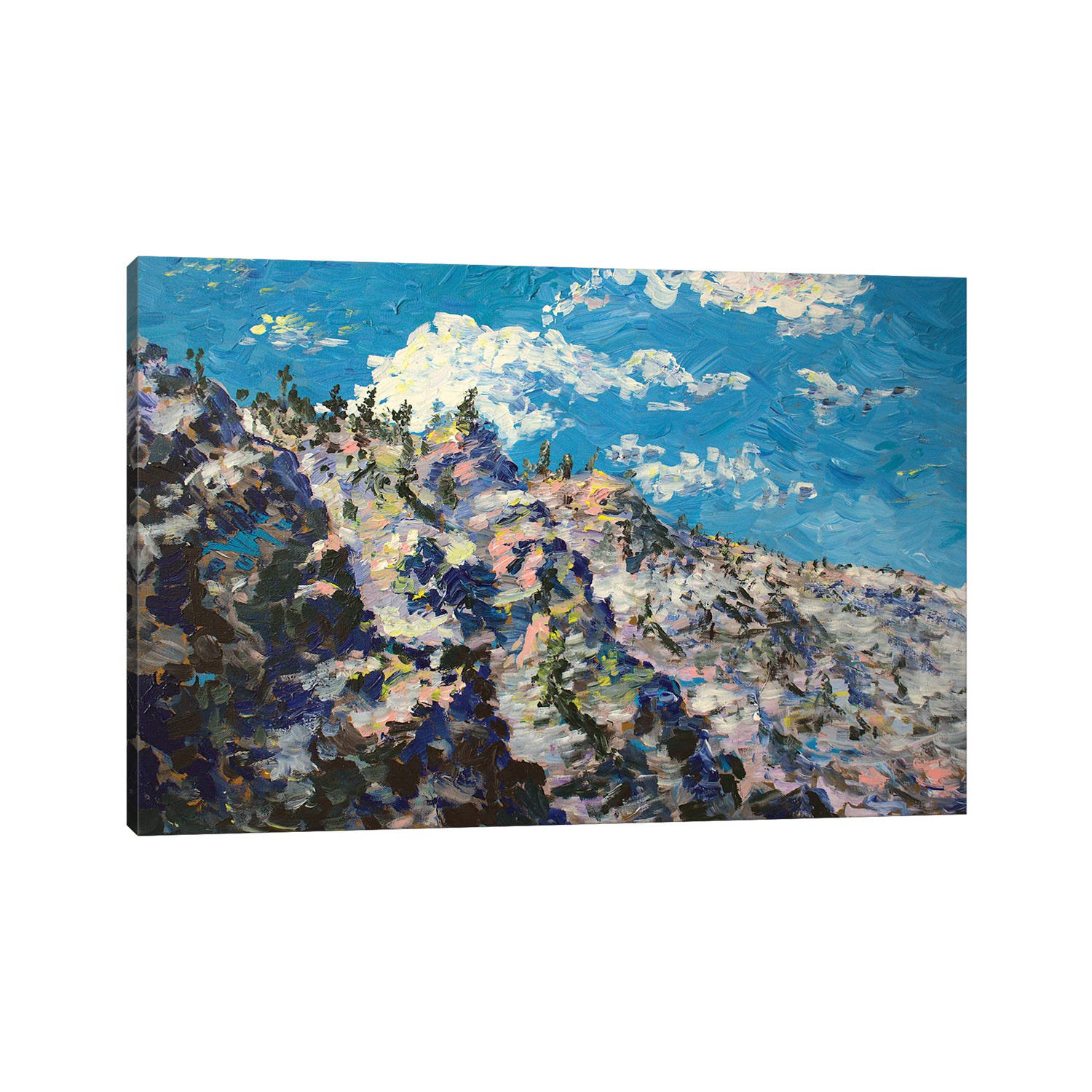 Alpen Home Alpine Pass by Jeff Johnson - Wrapped Canvas Painting ...