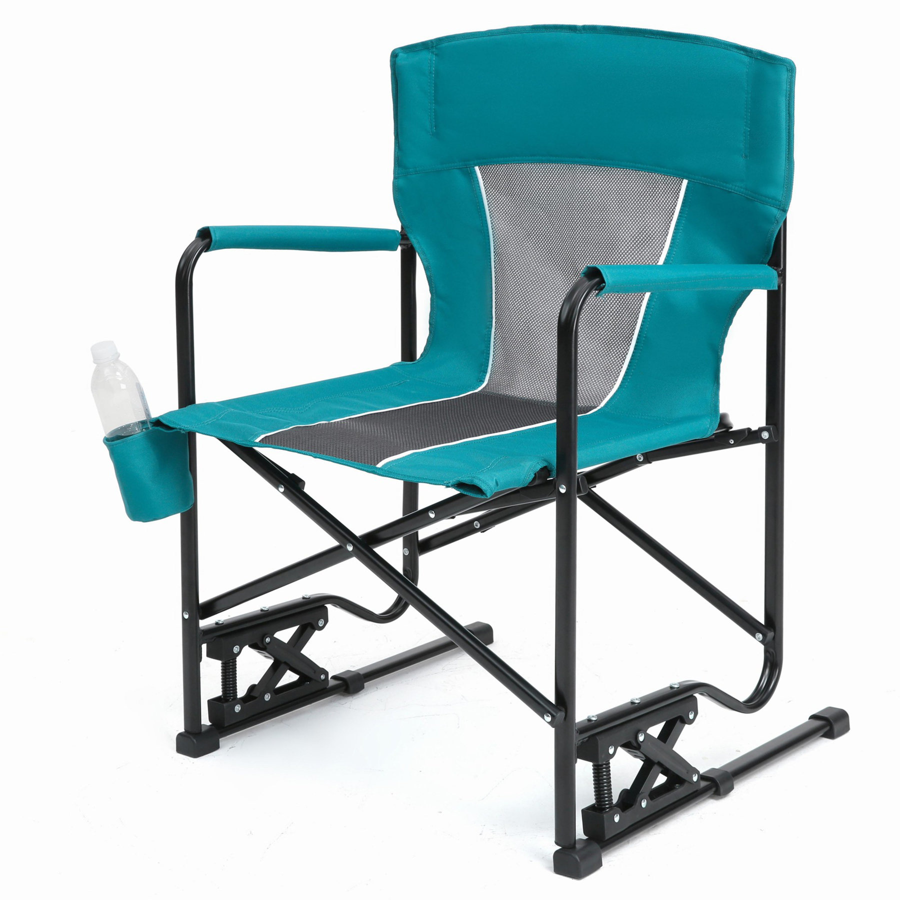 Arlmont & Co. Outdoor Freestyle Rocker Camping Chair Portable Folding ...