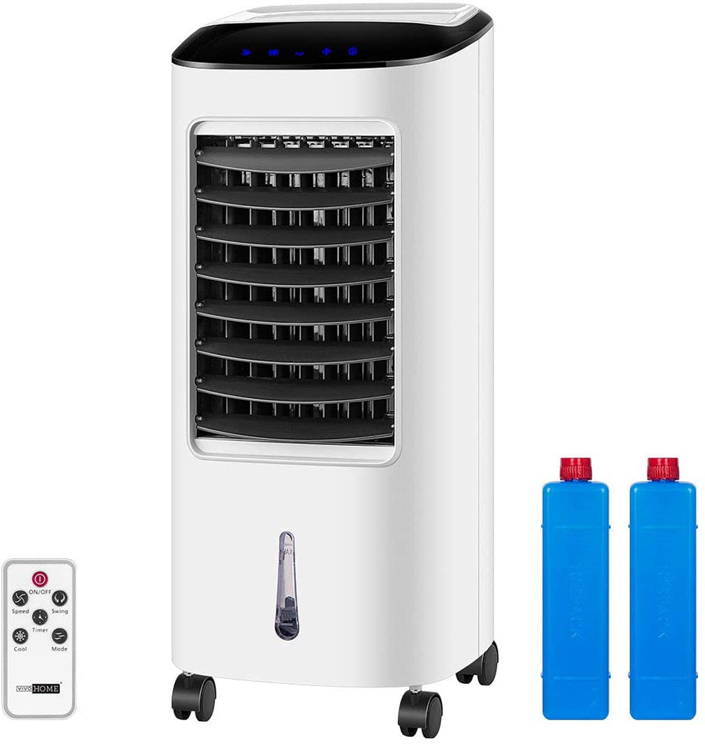 vivohome Specstar 250 Portable Evaporative Cooler with Remote Included ...