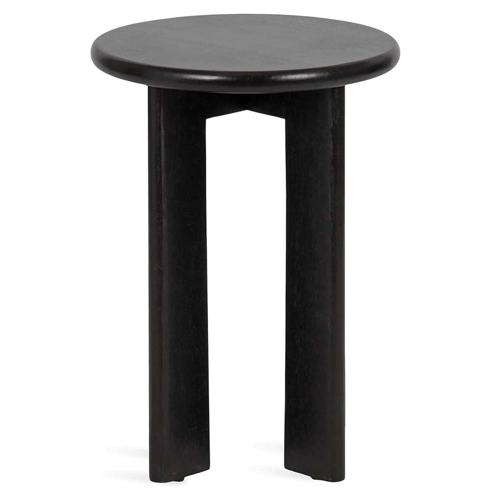 Latitude Run® Seebeck Modern Wooden Round Side Table, 14 X 14 X 20 ...