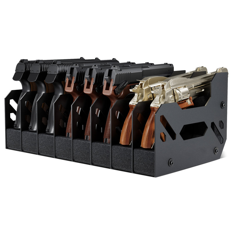 Drillpro Foam Pistol Rack Handgun Holder for Gun Safe Gun Cabinet ...