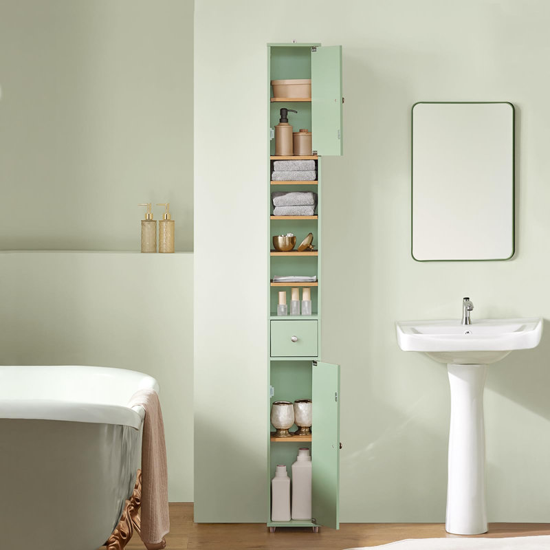 Latitude Run® Narrow Bathroom Storage Cabinet | Wayfair