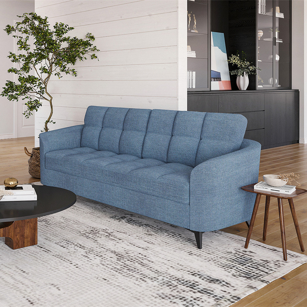 Wade Logan Asmar 81.1" Round Arm Sofa & Reviews - Wayfair Canada