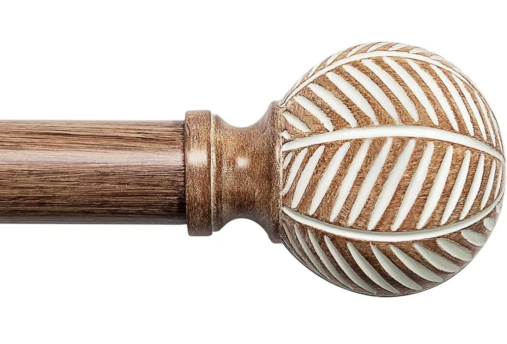 Rosalind Wheeler Adjustable Drapery Rods 72" to 144", Decorative Window ...