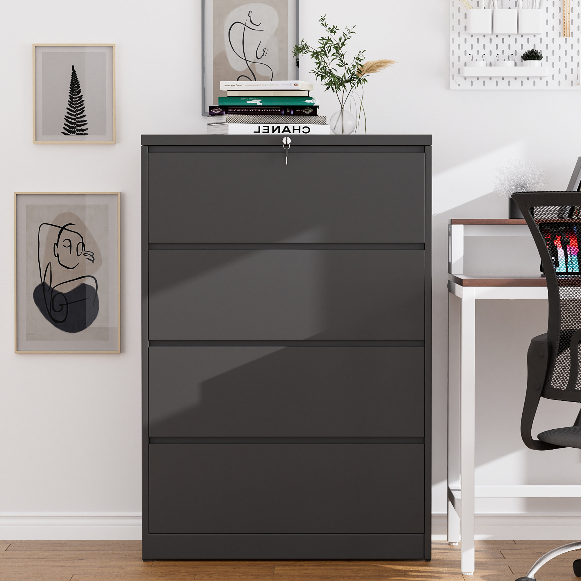 Latitude Run® 4 -Drawer Steel File Cabinet - Wayfair Canada