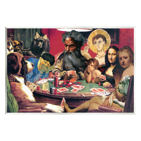 Stupell Industries Funny Classics Collage Canvas Wall Art Design By ...