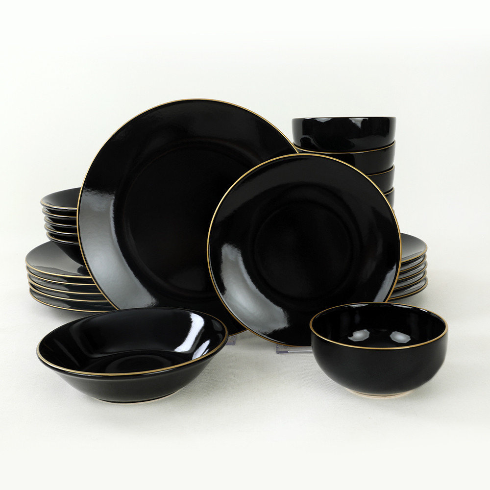 East Urban Home Tarrance 24 Piece Dinnerware Set, Service for 6 ...