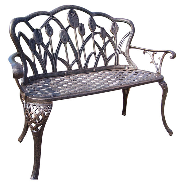 Brayden Studio® Farrior Metal Outdoor Bench & Reviews | Wayfair
