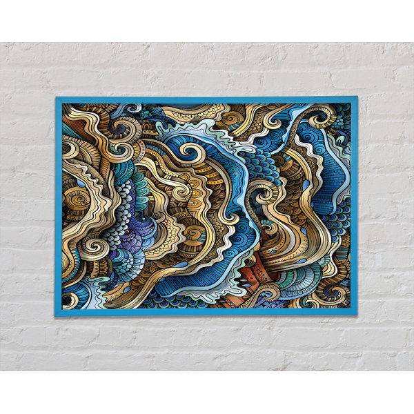 Ophelia & Co. Ripples And Swirly Dots - Print | Wayfair.co.uk