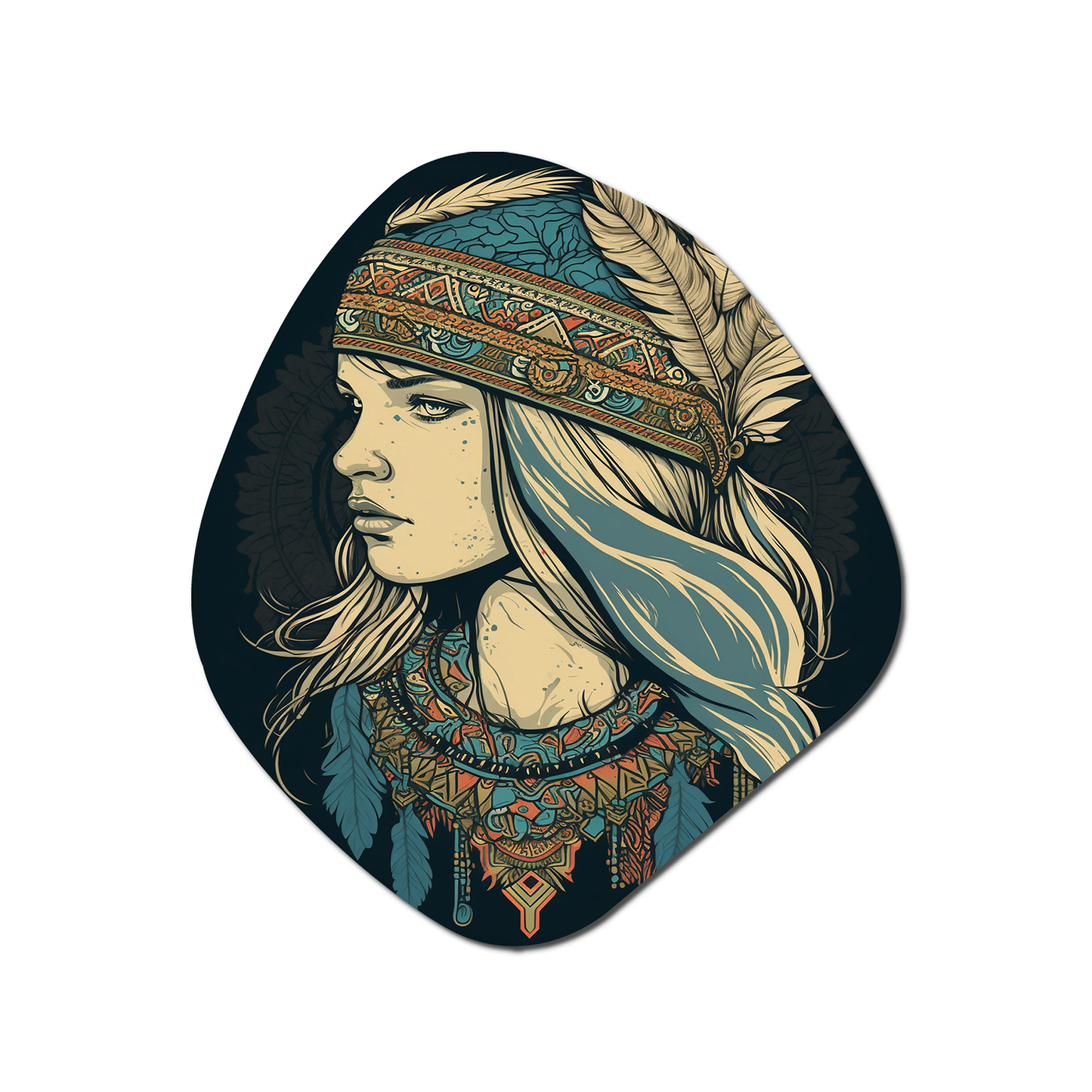 Bungalow Rose Contemporary Bohemian Woman II - Boho Woman Irregular ...