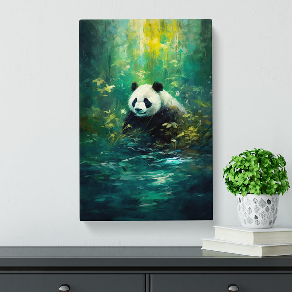 Latitude Vive Panda Impressionism No.2 - No Frame Print | Wayfair.co.uk