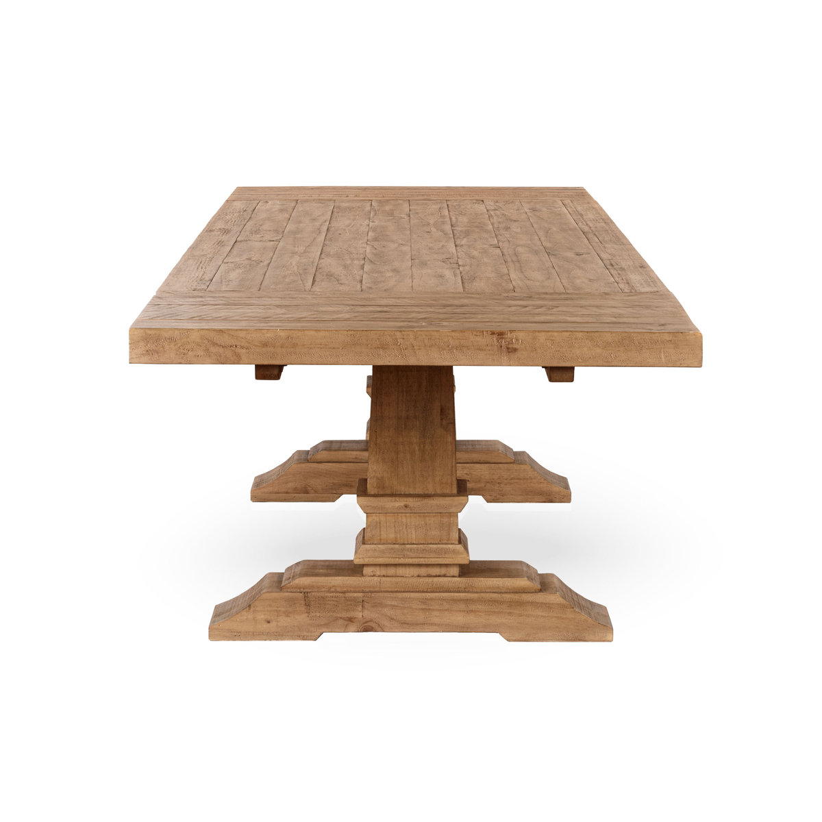 Birch Lane™ Vienna Extendable Reclaimed Pine Wood Dining Table ...
